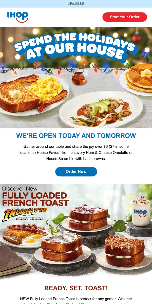 IHOP Emails Newsletters